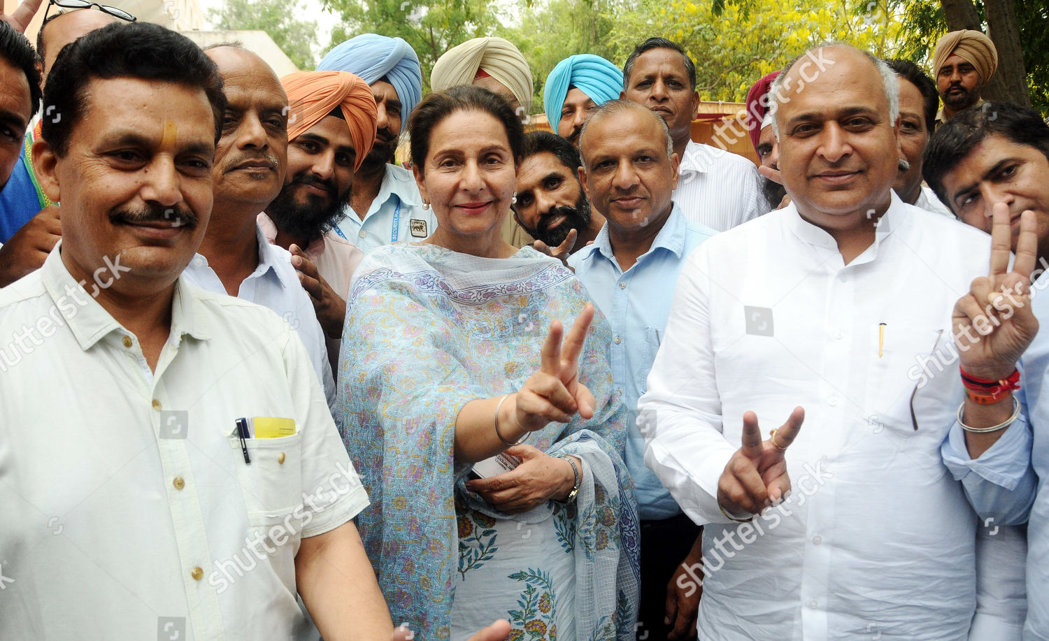 Congress Candidate Preneet Kaur C Shows Editorial Stock Photo - Stock ...