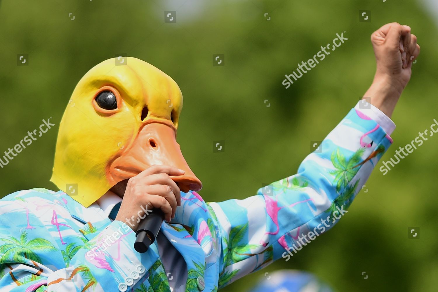 Artist Ingo Ohne Flamingo Performs During Editorial Stock Photo - Stock ...