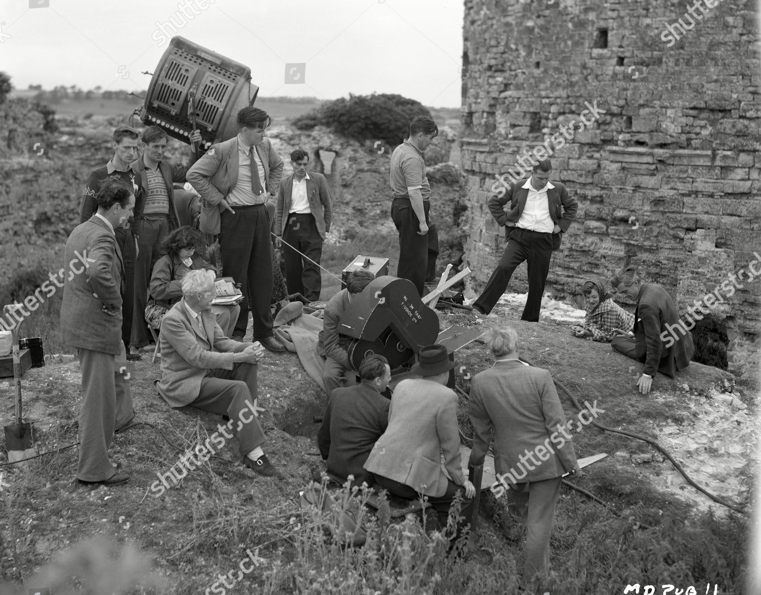 Behind Scenes Location Filming Edward Underdown Editorial Stock Photo ...