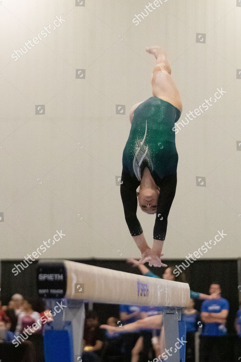 Emily Walker 316 Performs Her Beam Editorial Stock Photo - Stock Image ...