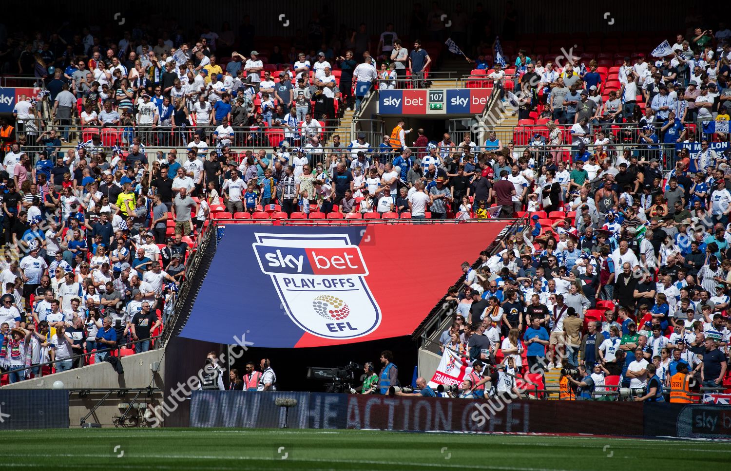 Tranmere Rovers Fans Stands Editorial Stock Photo - Stock Image ...