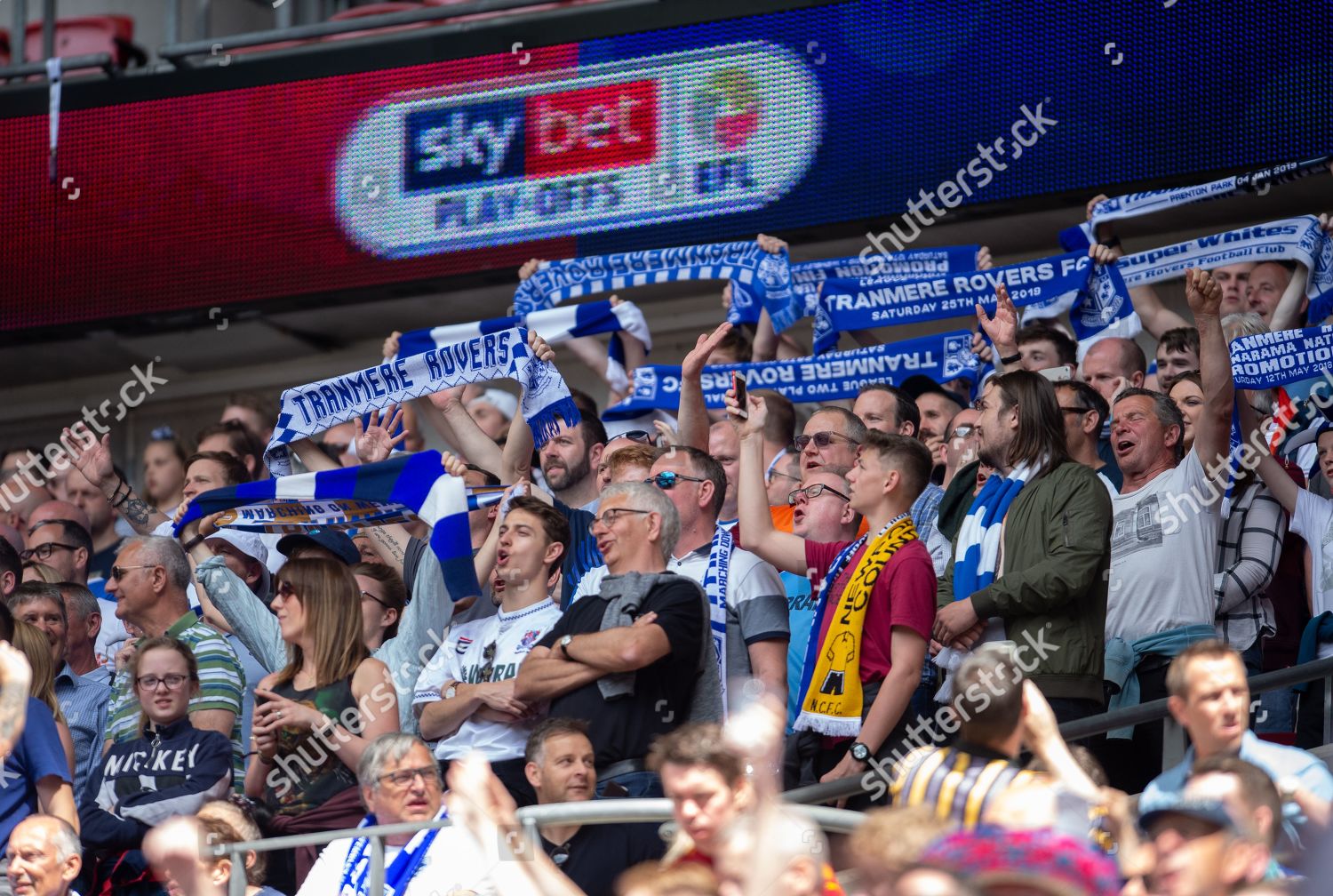 Tranmere Rovers Fans Stands Editorial Stock Photo - Stock Image ...