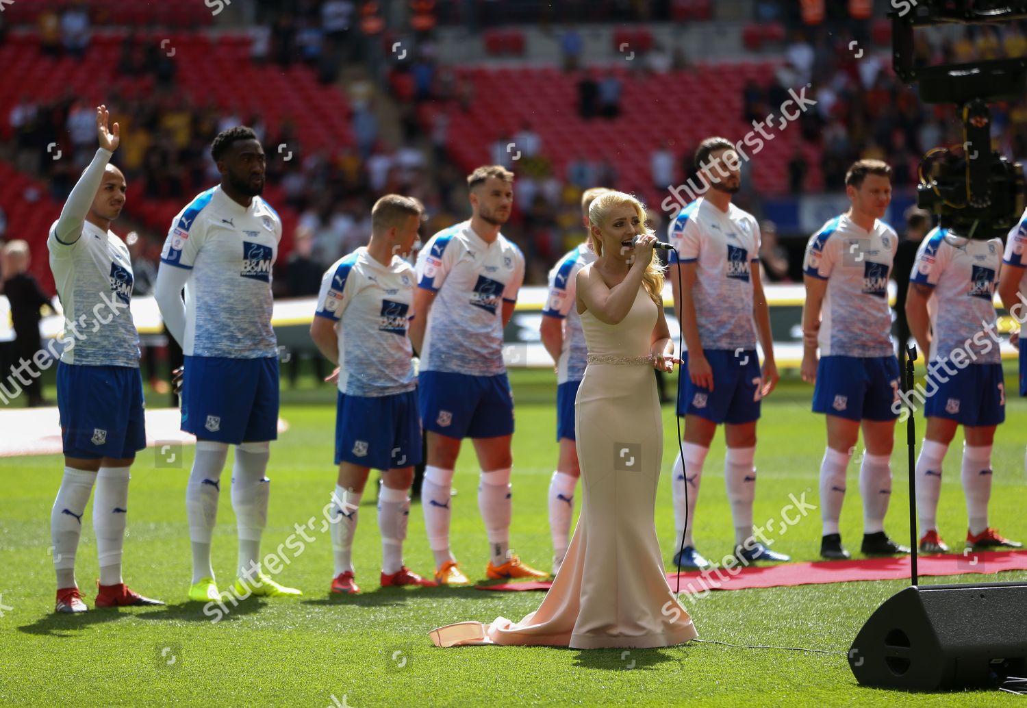 Emily Haig Soprano Sings National Anthems Editorial Stock Photo - Stock ...