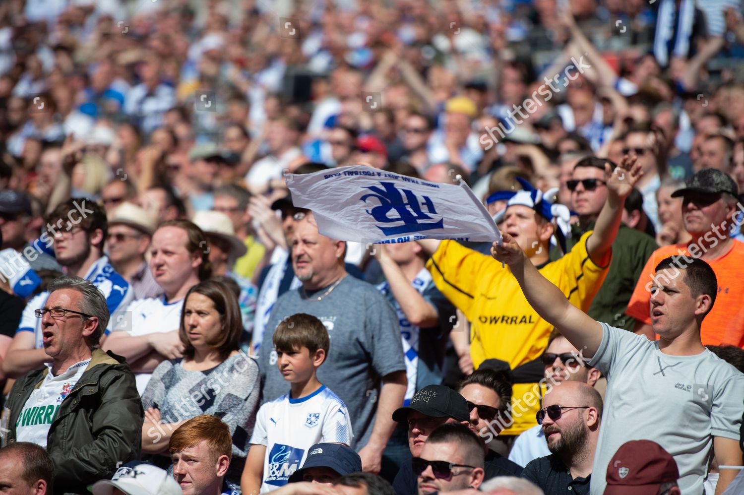 Tranmere Rovers Fans Stands Editorial Stock Photo - Stock Image ...