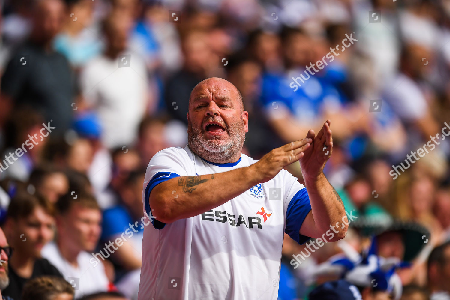 TRANMERE ROVERS FANS Editorial Stock Photo - Stock Image | Shutterstock