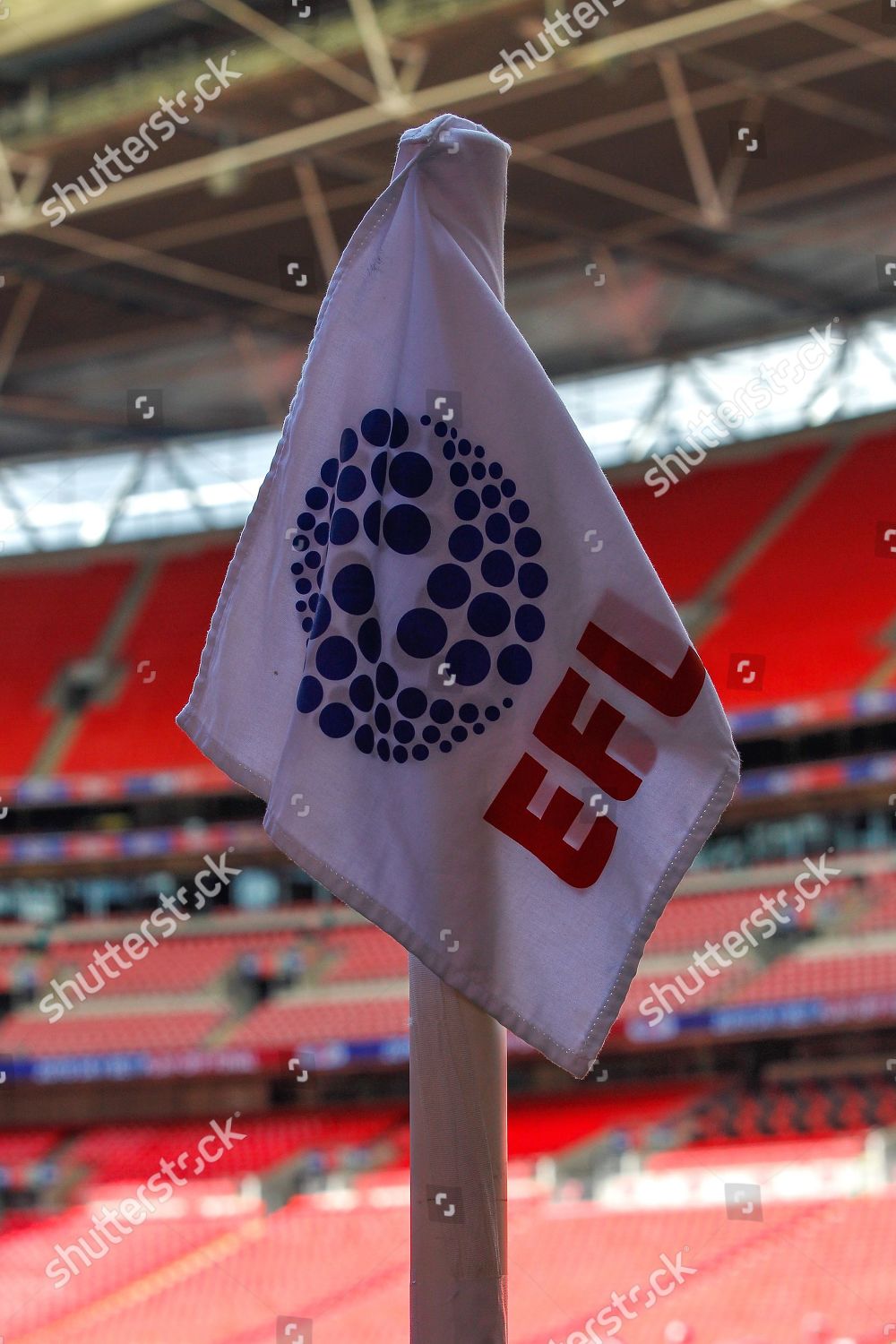 Efl Branded Corner Flag Before Efl Editorial Stock Photo - Stock Image ...