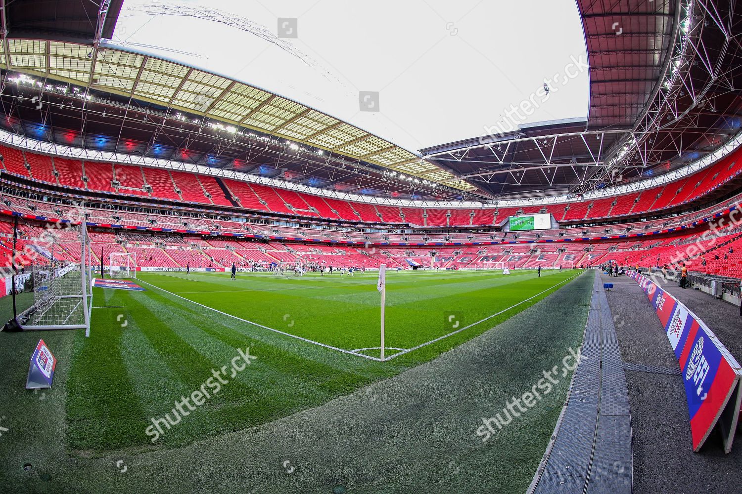 General View Inside Wembley Stadium Prior Editorial Stock Photo - Stock ...
