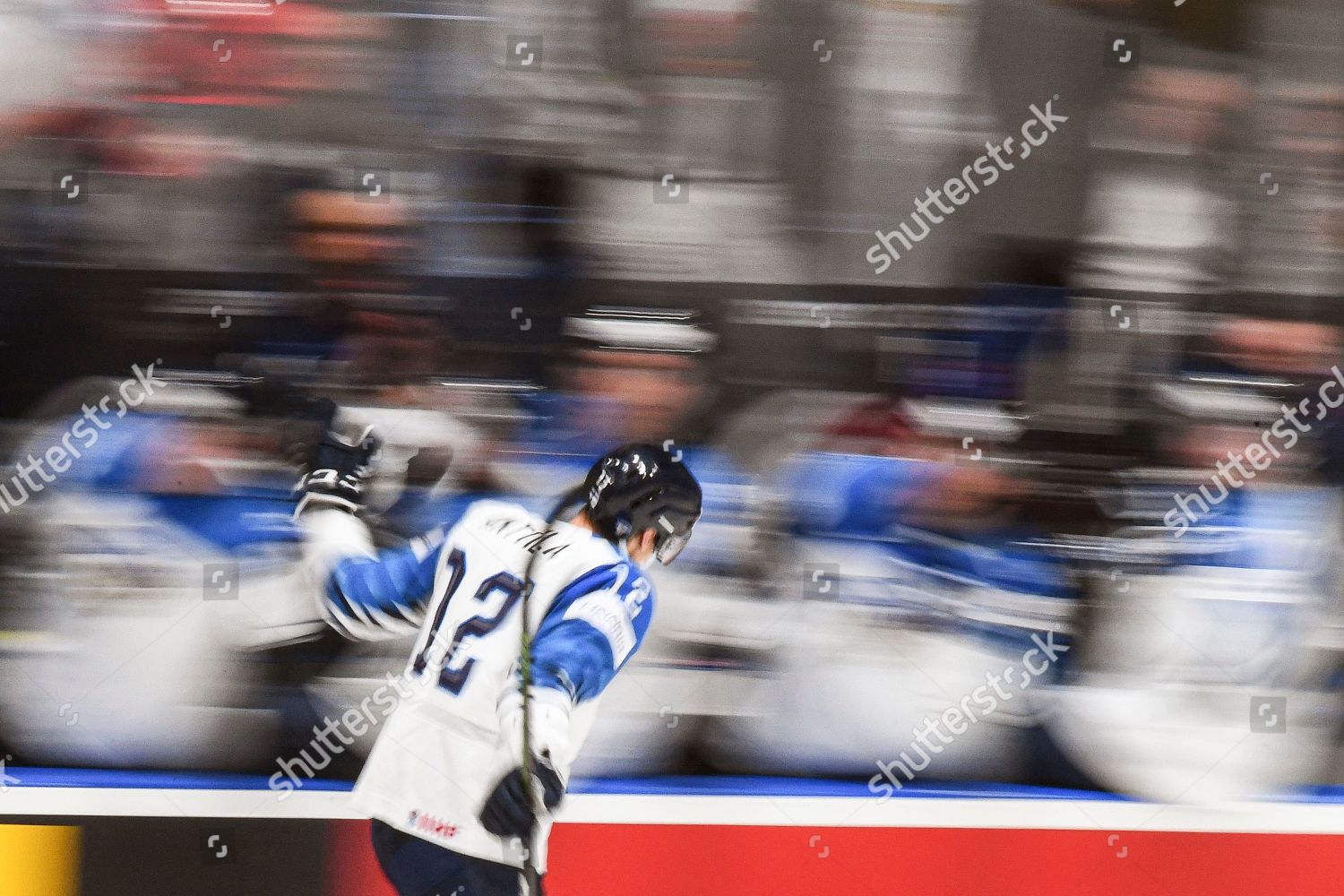 Marko Anttila Finland Celebrates After Scoring Editorial Stock Photo ...