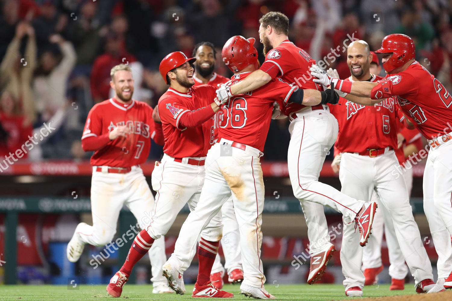 Los Angeles Angels First Baseman Jared Editorial Stock Photo - Stock ...