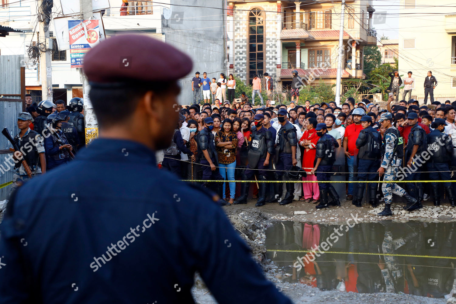 Security Personnel Checking Seal Explosion Site Editorial Stock Photo ...
