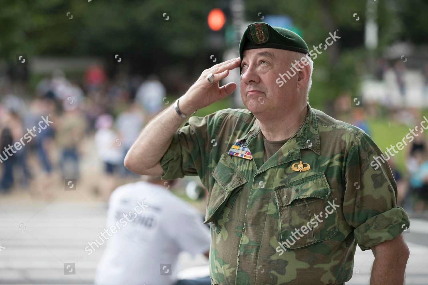 Veteran Salute Thousands Motorcycle Riders Participate Editorial Stock ...