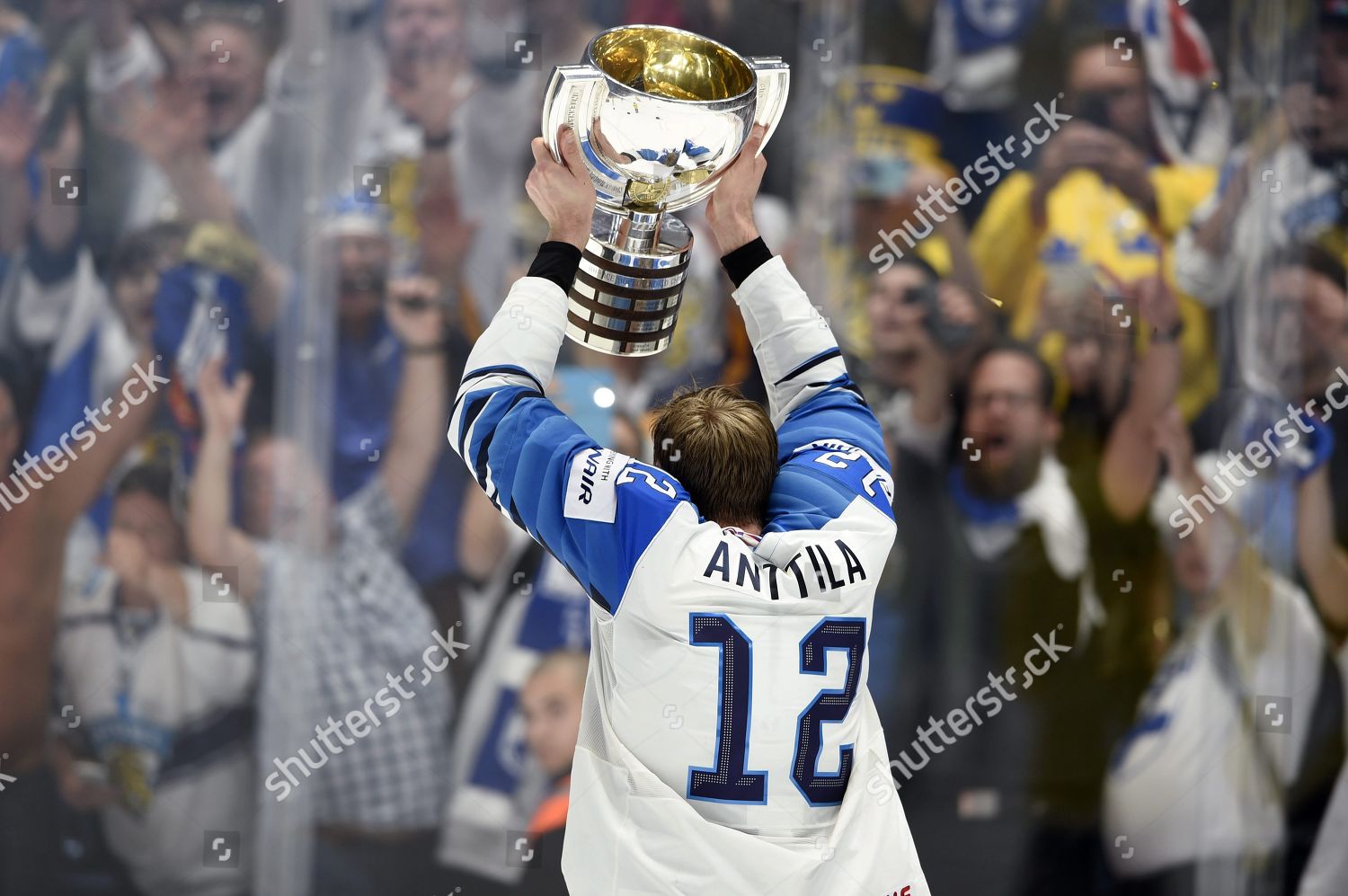 Captain Marko Anttila Finland Celebrates Championship Editorial Stock ...