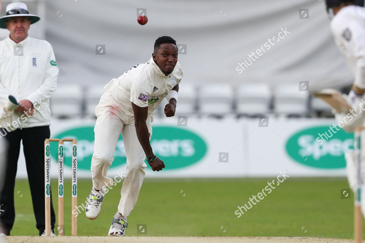 Fidel Edwards Hampshire Bowling During Opening Editorial Stock Photo ...