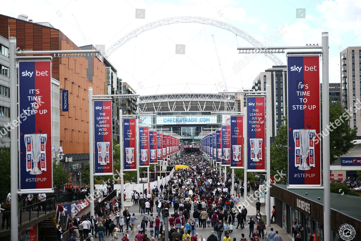 Checkatrade Branding On Wembley Stadium Editorial Stock Photo - Stock ...