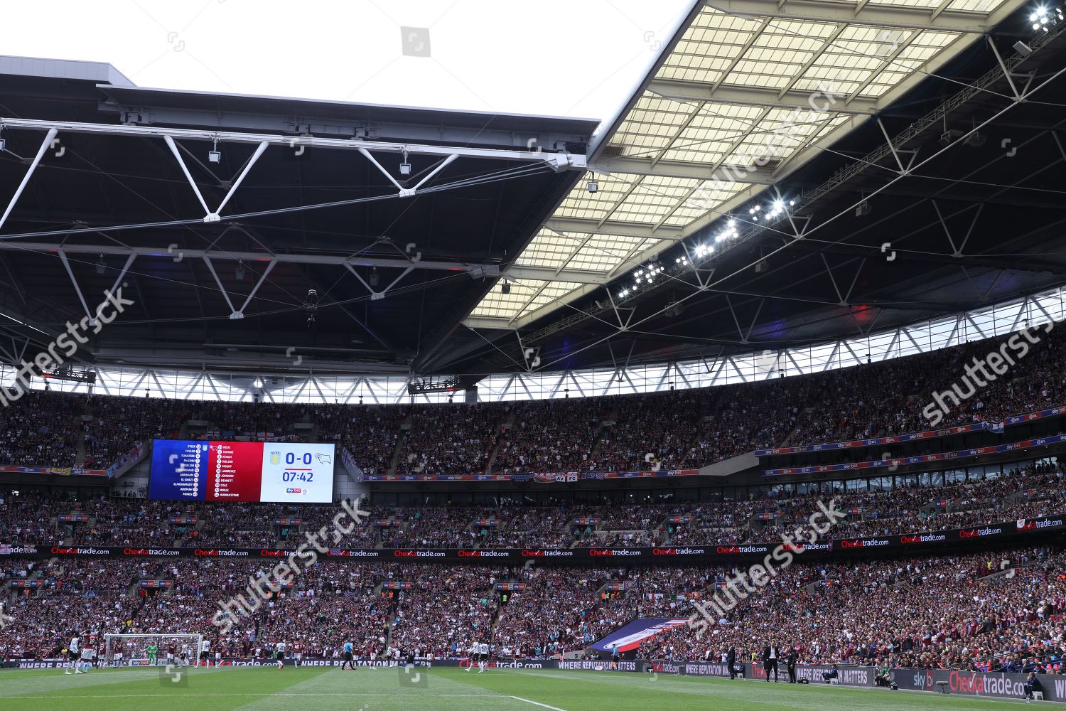 Checkatrade Branding Around Wembley Stadium Editorial Stock Photo ...