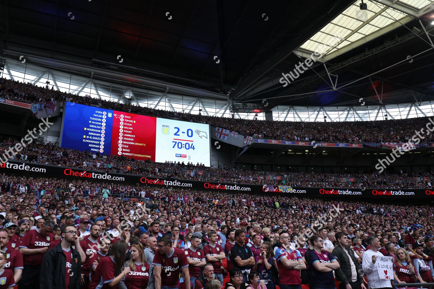 Checkatrade Branding Around Wembley Stadium Editorial Stock Photo ...