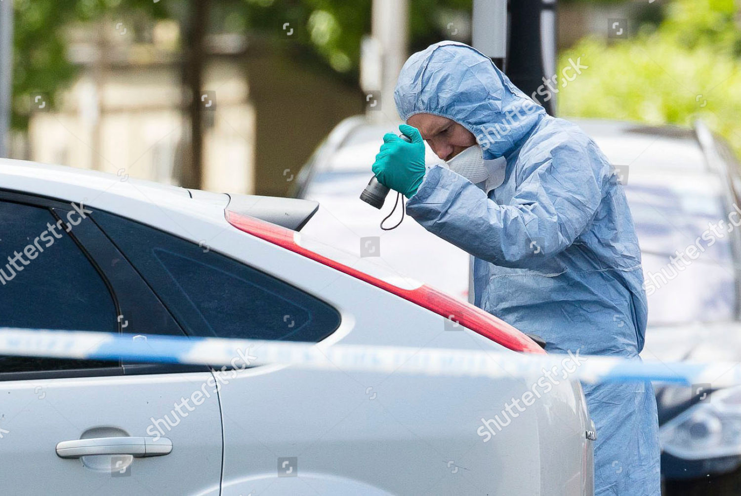 Police Forensic Officer Crime Scene St Editorial Stock Photo - Stock ...