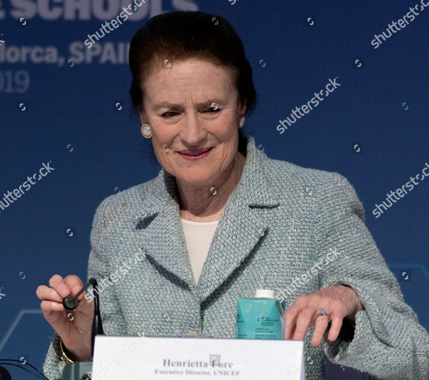 Unicef Executive Director Henrietta Fore Delivers Editorial Stock Photo ...