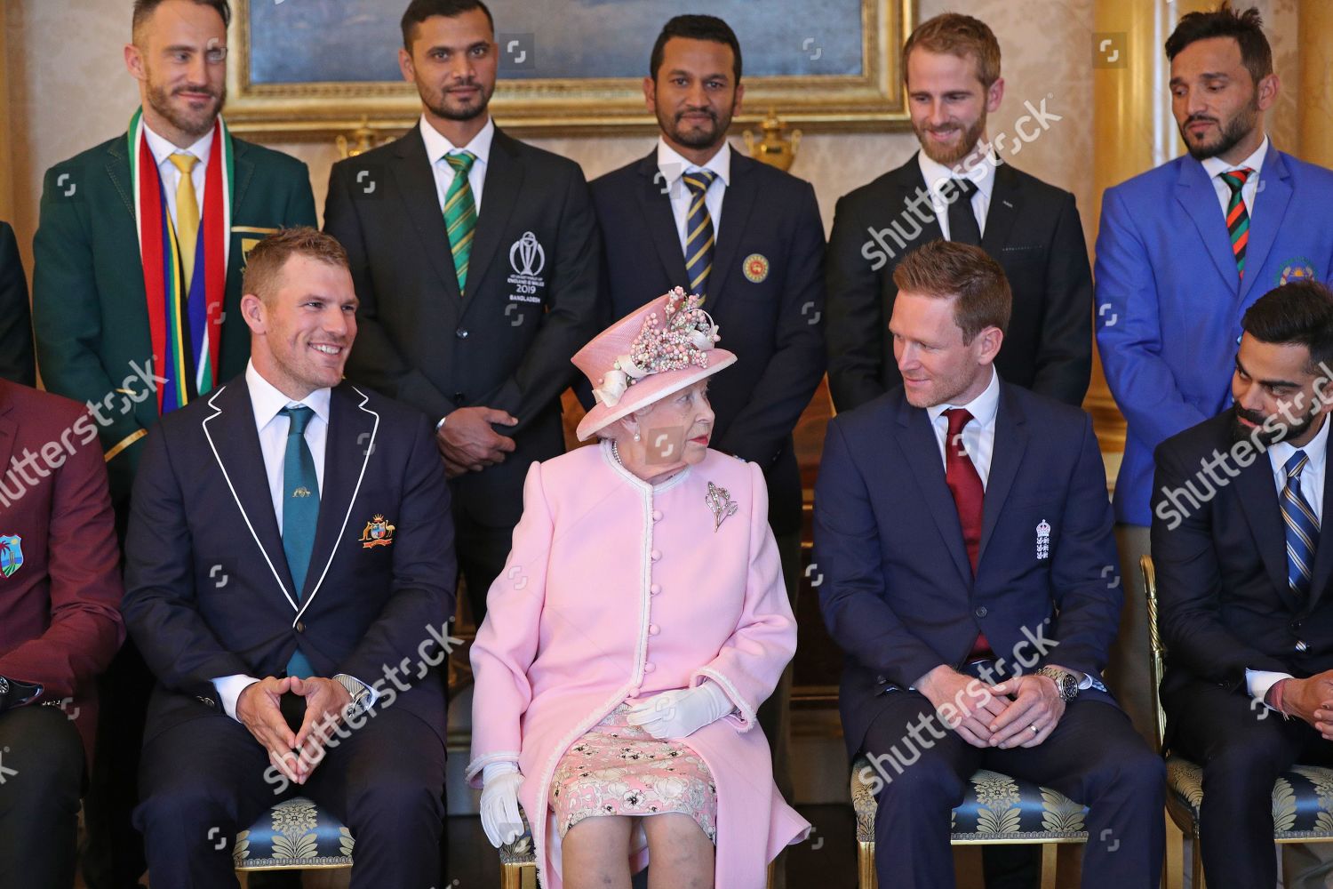 Queen Elizabeth Ii Joins Captains Teams Editorial Stock Photo - Stock ...