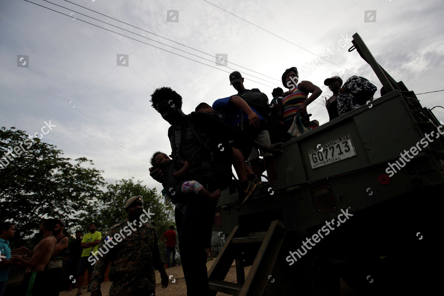 Migrants Arrives Temporary Humanitarian Campsite Village Editorial ...