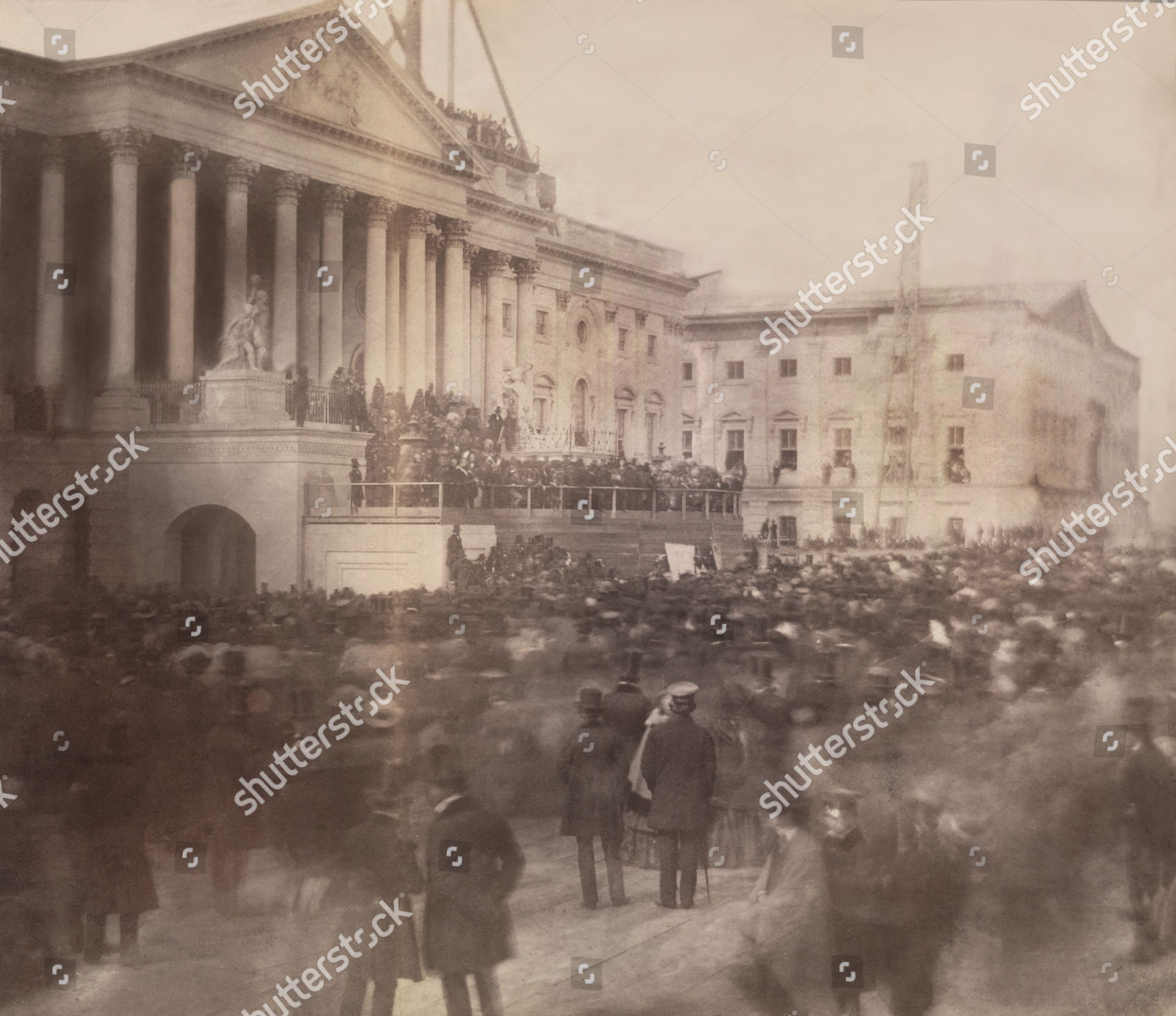 Inauguration James Buchanan President United States Editorial Stock ...