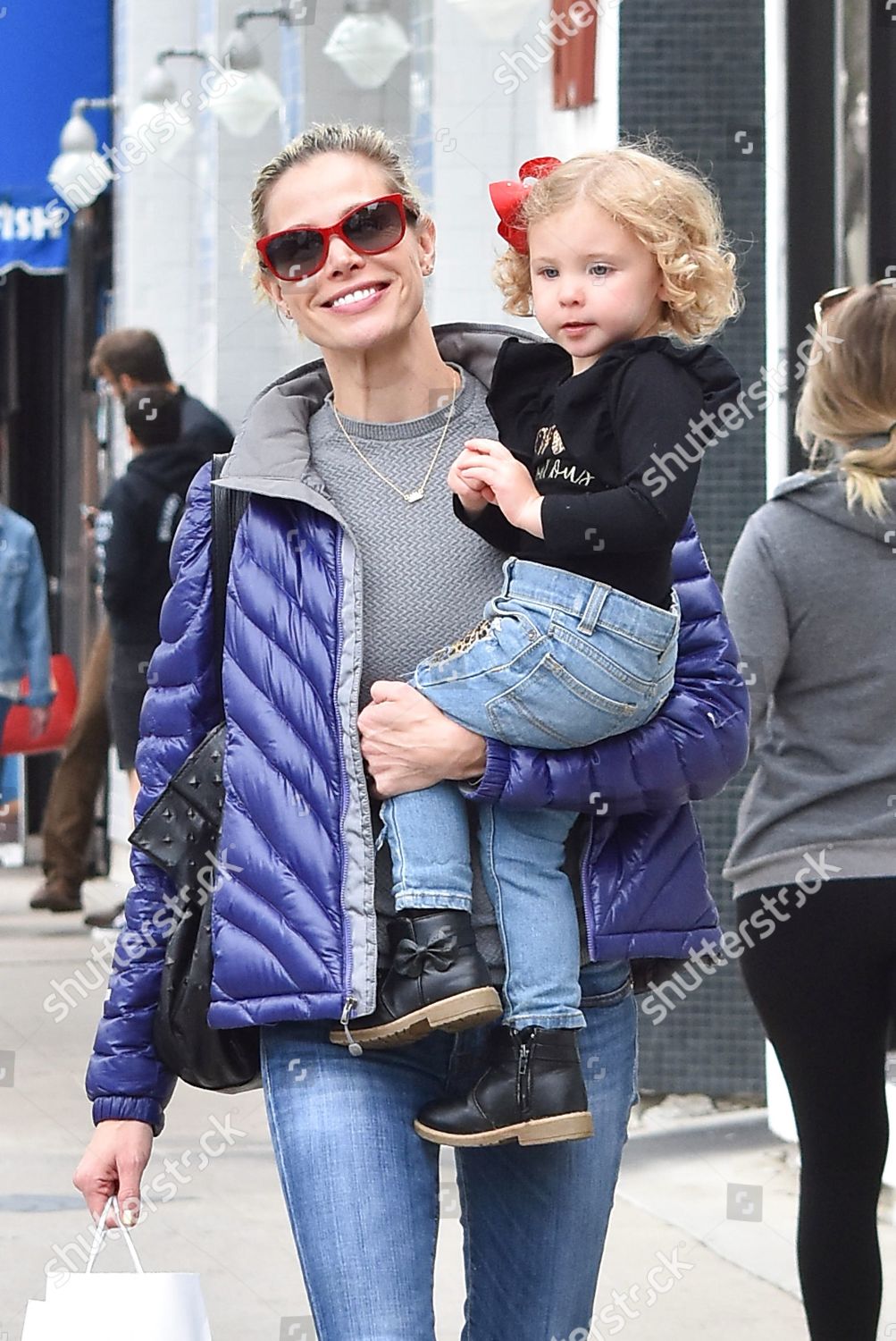 Brooke Burns Daughter Declan Welles Editorial Stock Photo - Stock Image ...