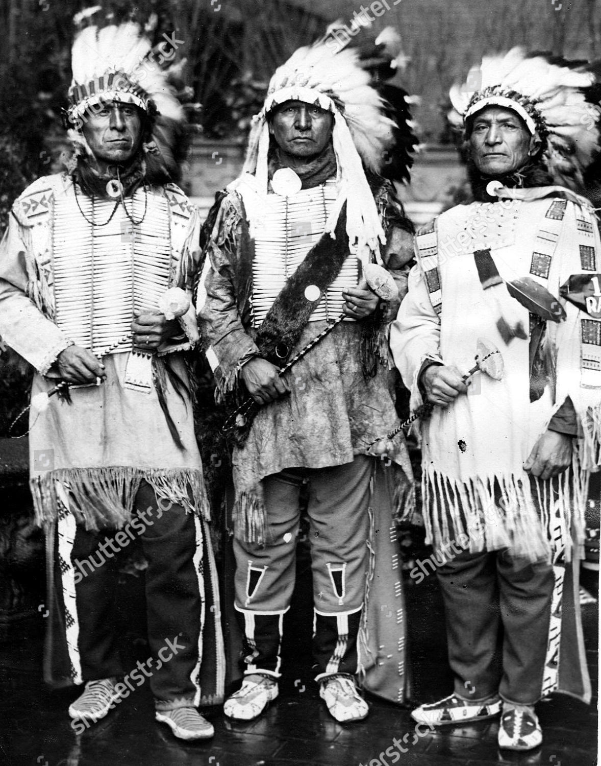 Sioux Indianssioux Indians Jimmy Grass Mike Editorial Stock Photo ...
