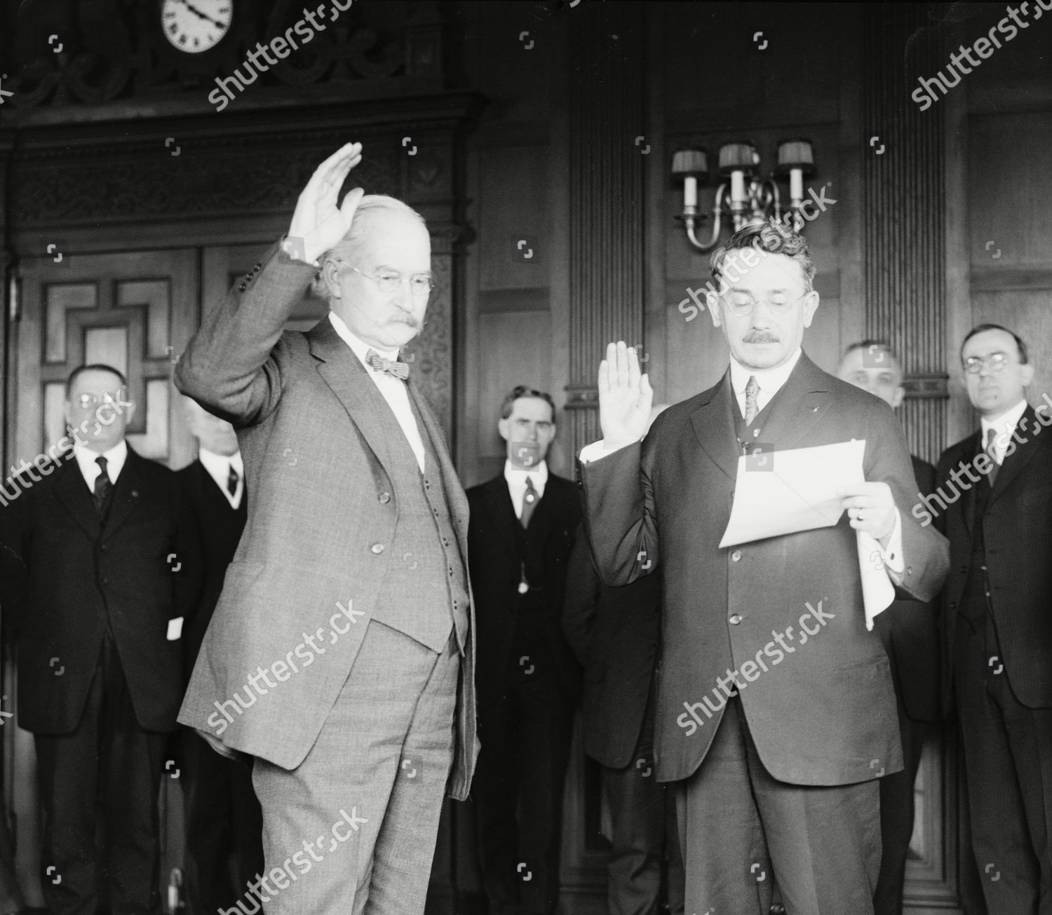 Albert B Fall 18611944 Taking Oath Editorial Stock Photo - Stock Image ...