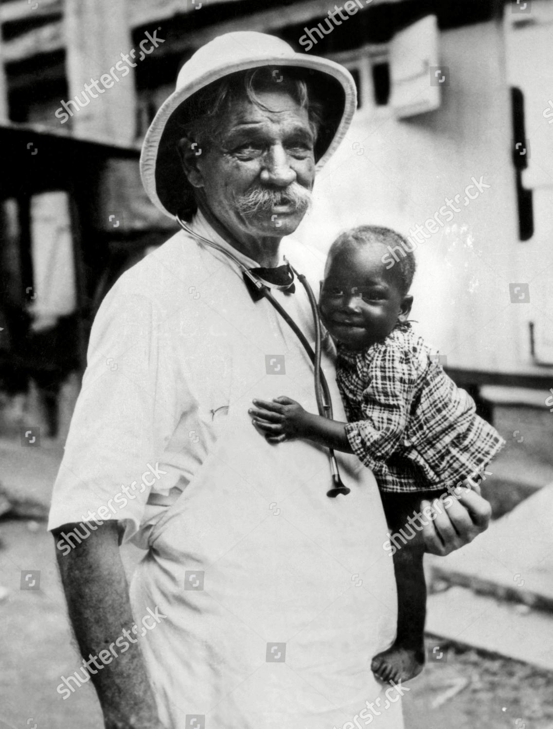 Ev1866 Albert Schweitzer Africa 1953 Editorial Stock Photo - Stock ...