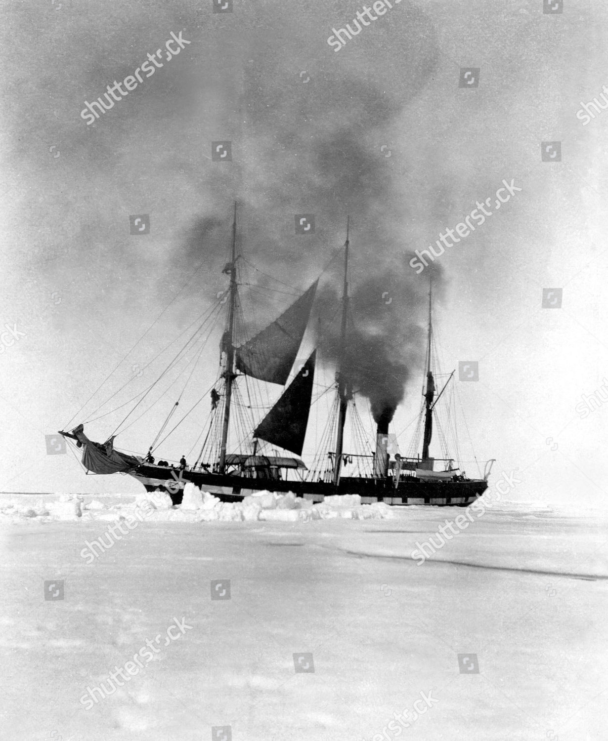 Robert E Pearypearys Expedition North Pole Editorial Stock Photo ...
