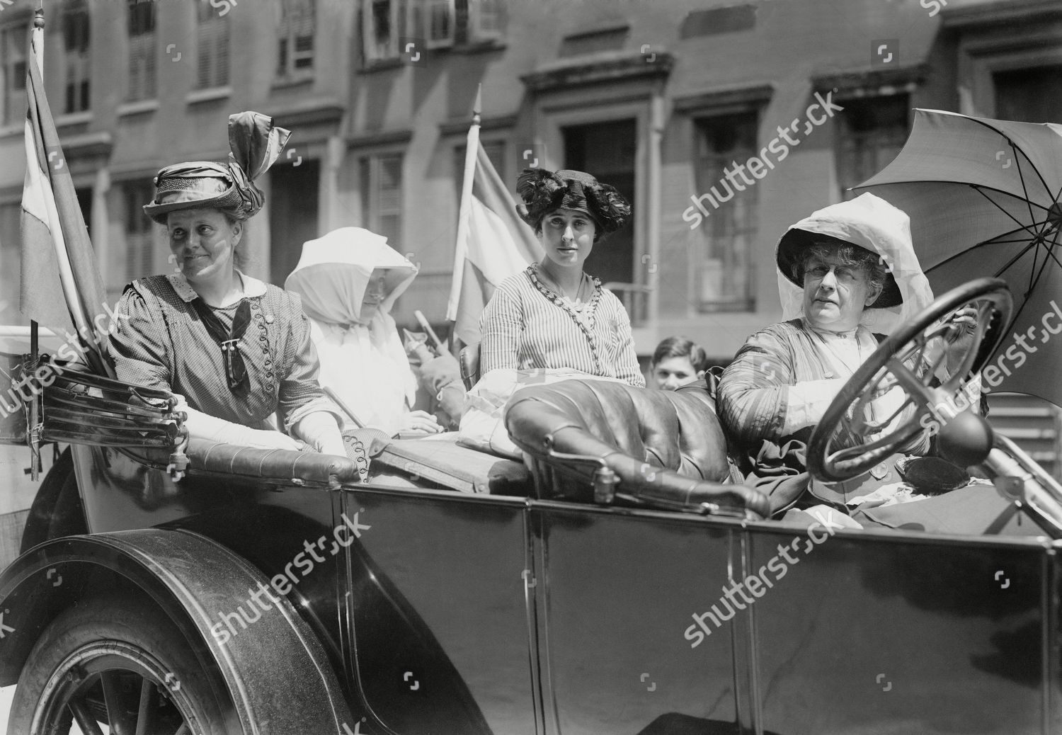Womens Suffrage Leaders Open Car Votes Editorial Stock Photo - Stock ...