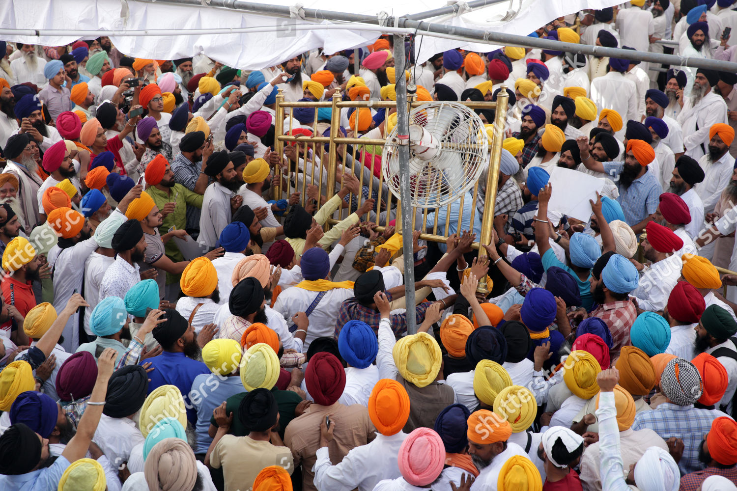 Members Radical Sikh Organizations Dislocate Barricade Editorial Stock ...
