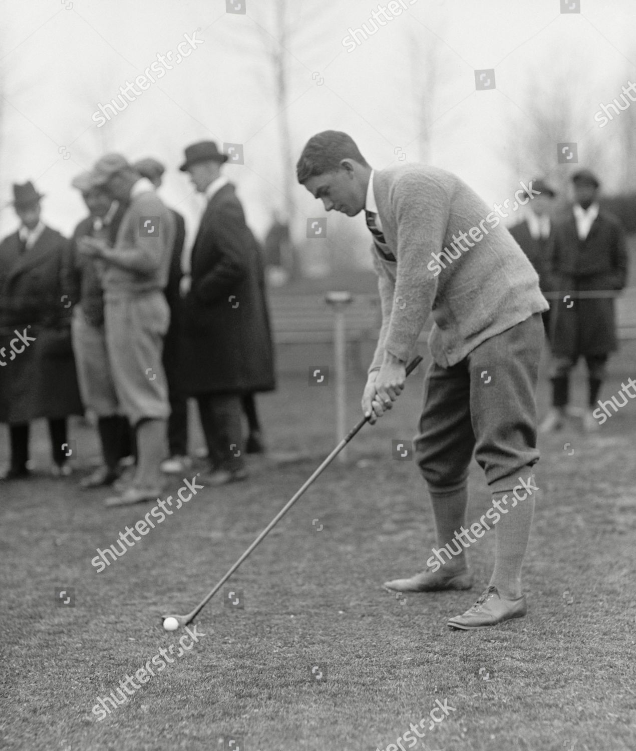 American Professional Golfer Johnny Farrell 1921 Editorial Stock Photo ...
