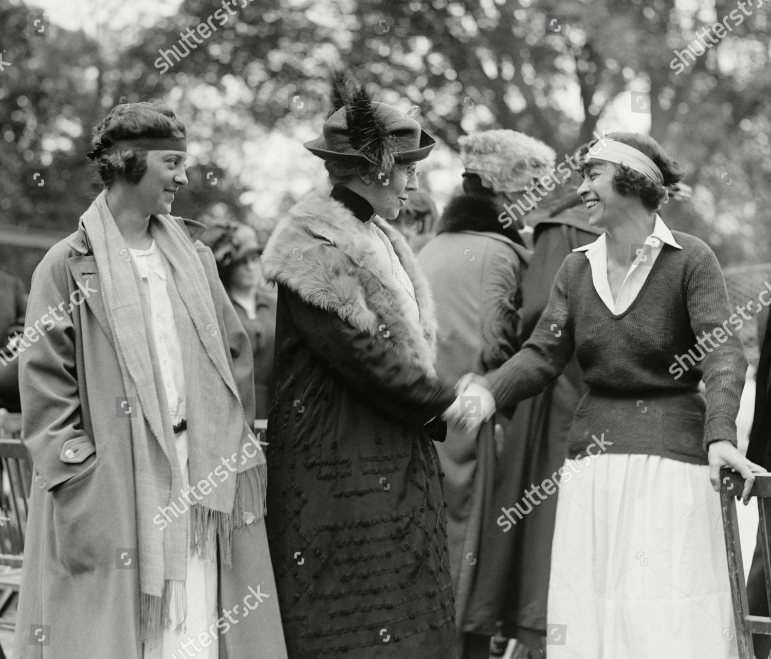 First Lady Florence Harding Shaking Hands Editorial Stock Photo - Stock ...