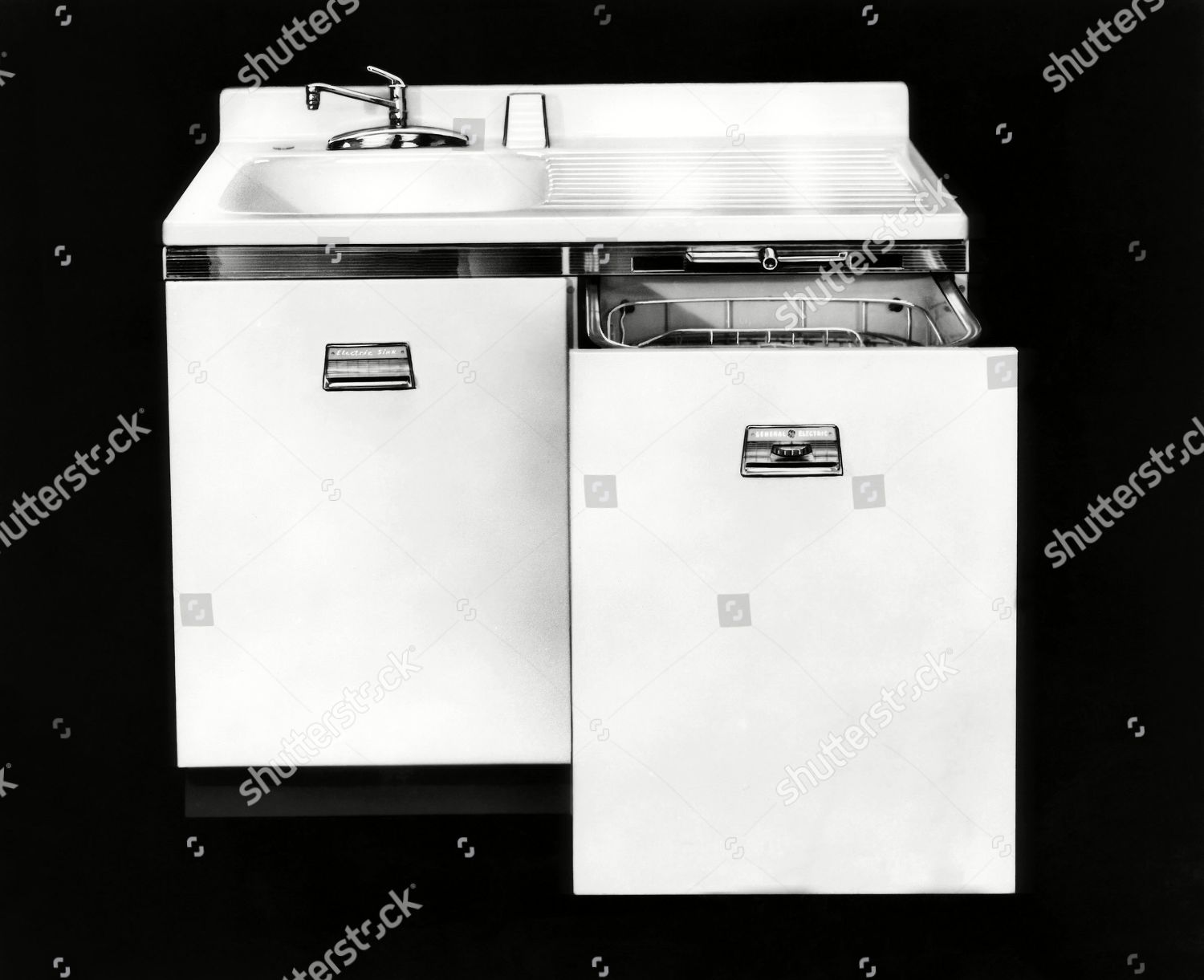 Ev1902 Dishwasher Circa 1950s Editorial Stock Photo - Stock Image ...