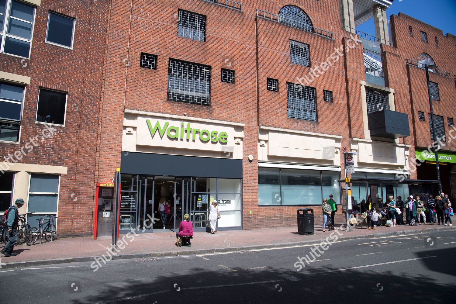 Waitrose Richmond Surrey Offer Bespoke Slicing Editorial Stock Photo ...