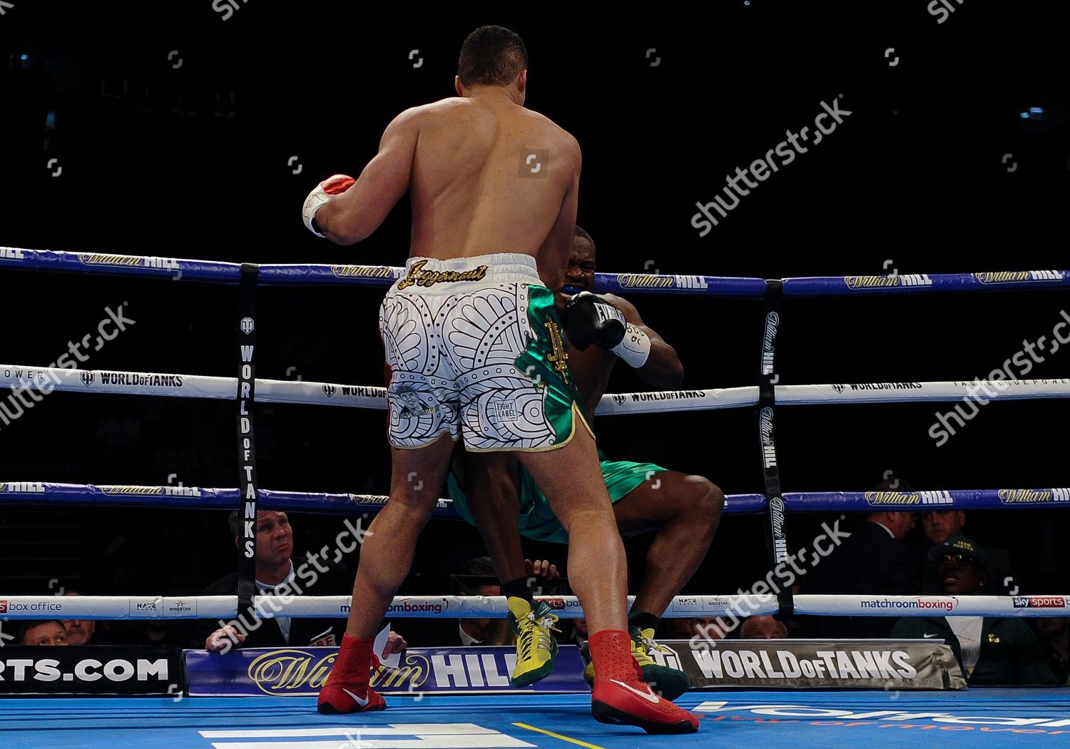 Lenroy Thomas V Joe Joyce Behind Editorial Stock Photo - Stock Image ...
