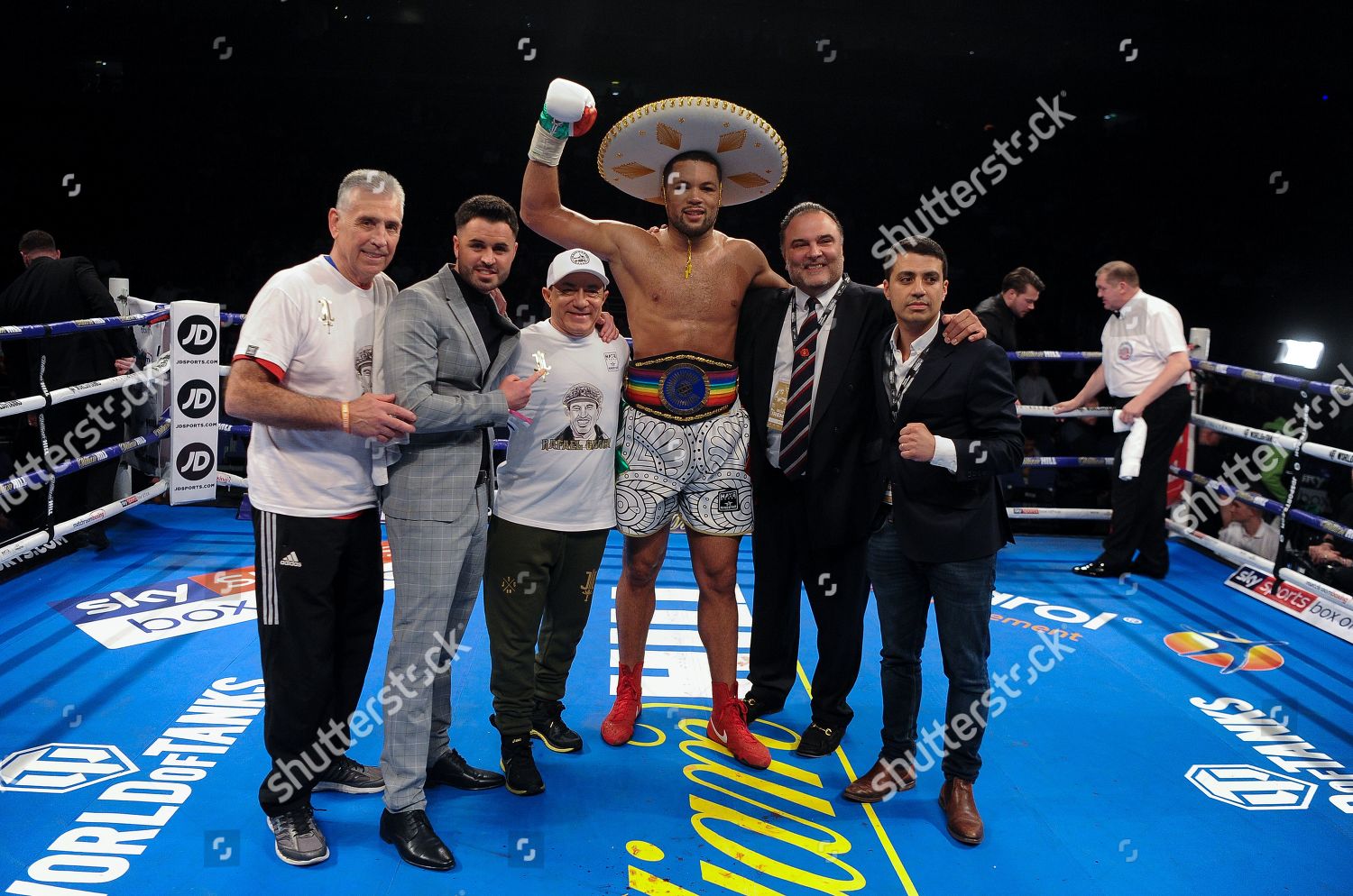 Lenroy Thomas V Joe Joyce Behind Editorial Stock Photo - Stock Image ...
