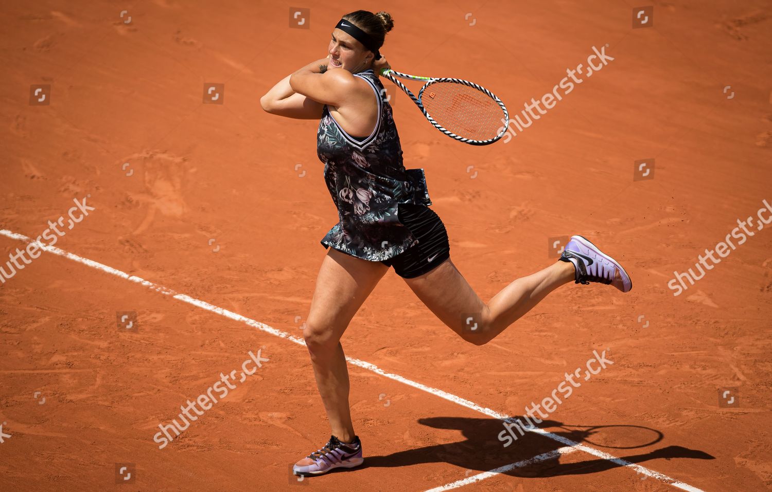 Arena Sabalenka Belarus During Her Doubles Editorial Stock Photo ...