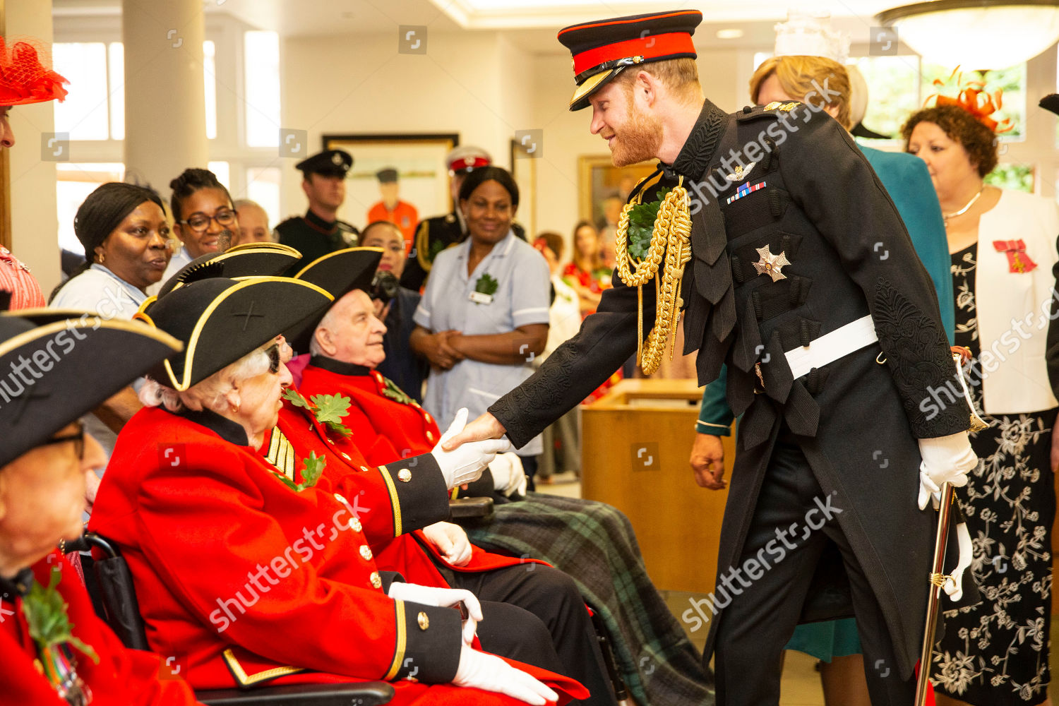 Prince Harry Visiting Margaret Thatcher Infirmary Editorial Stock Photo ...