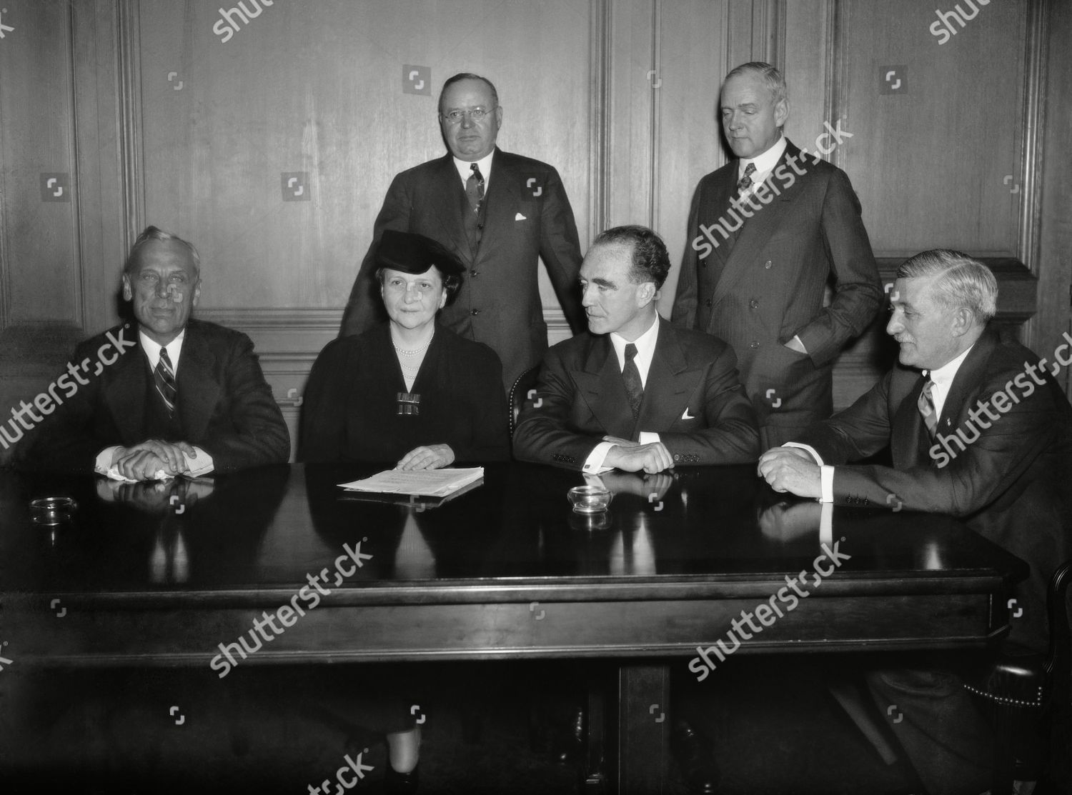 Gm Executives Meet Sec Perkins Gov Editorial Stock Photo - Stock Image ...