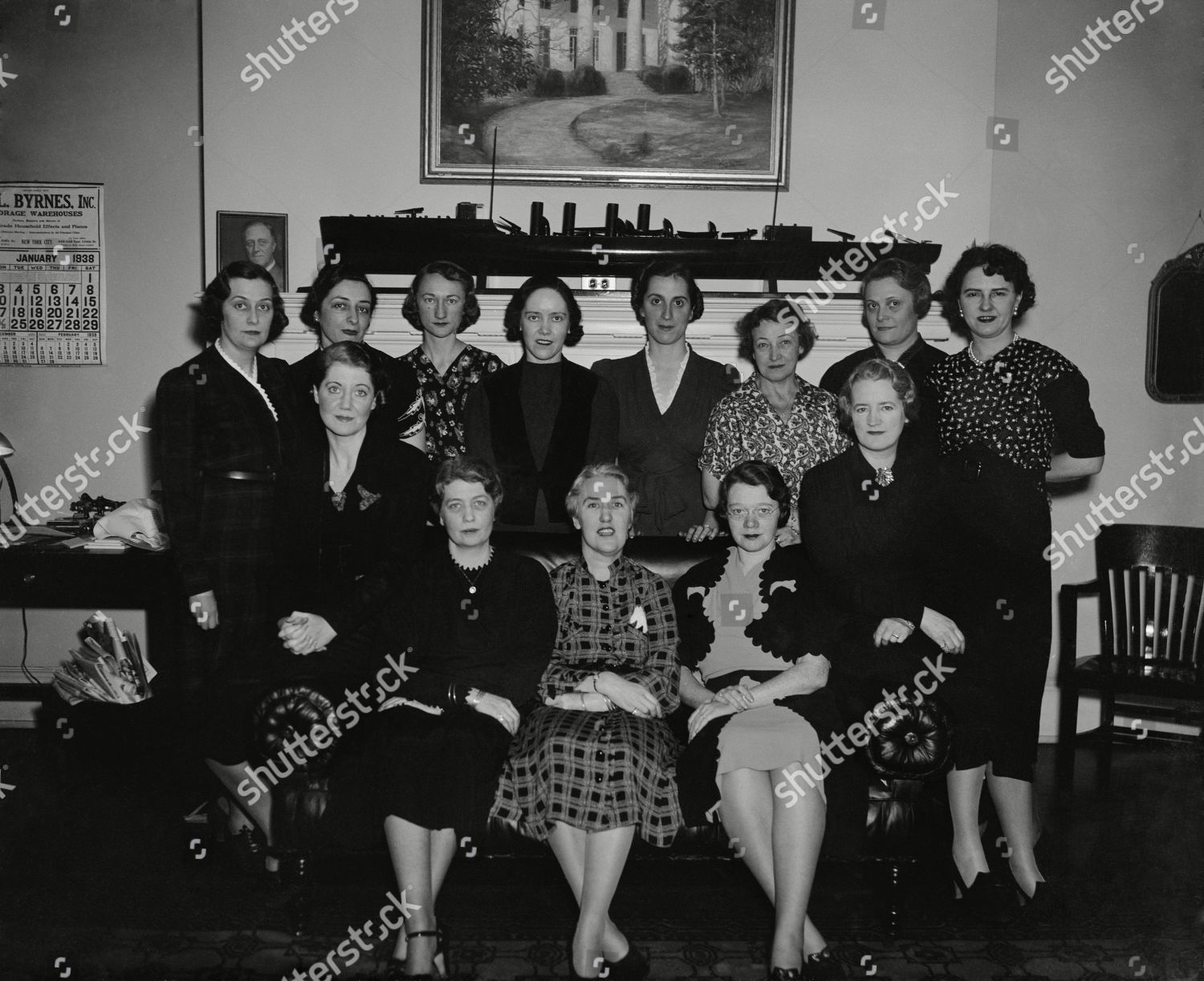 Fdr White House Secretariat Feb 19 Editorial Stock Photo - Stock Image ...
