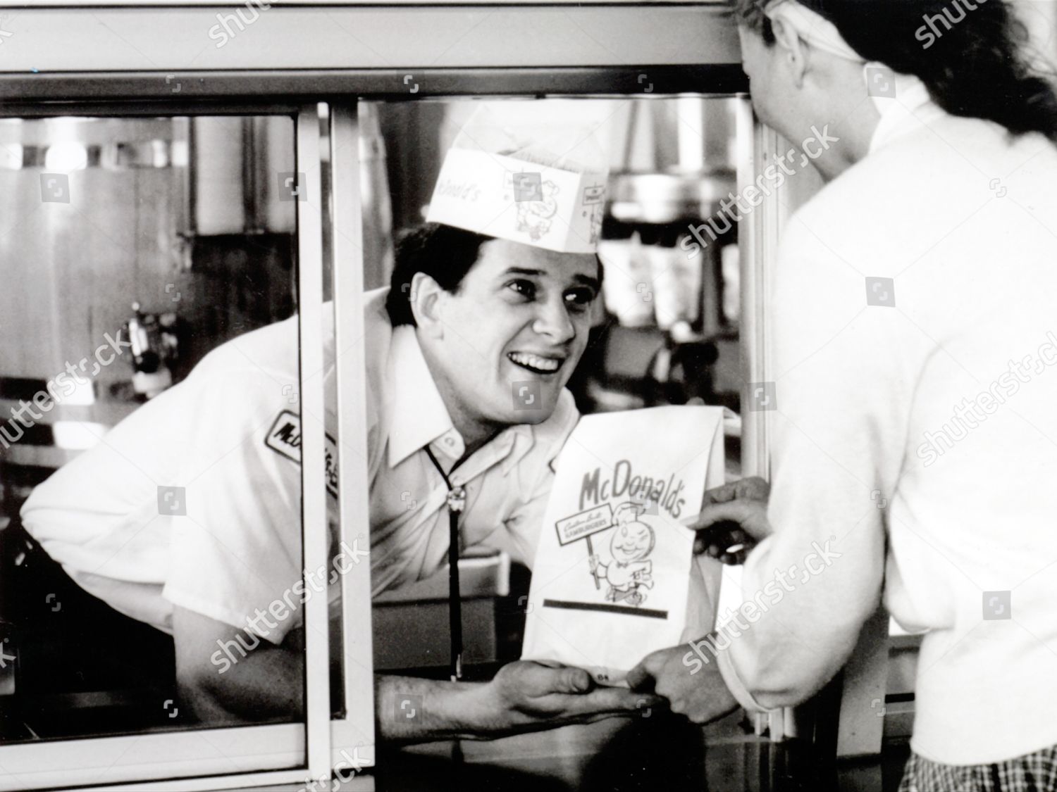 Mcdonalds Restaurant Crew Member Window Handing Editorial Stock Photo ...