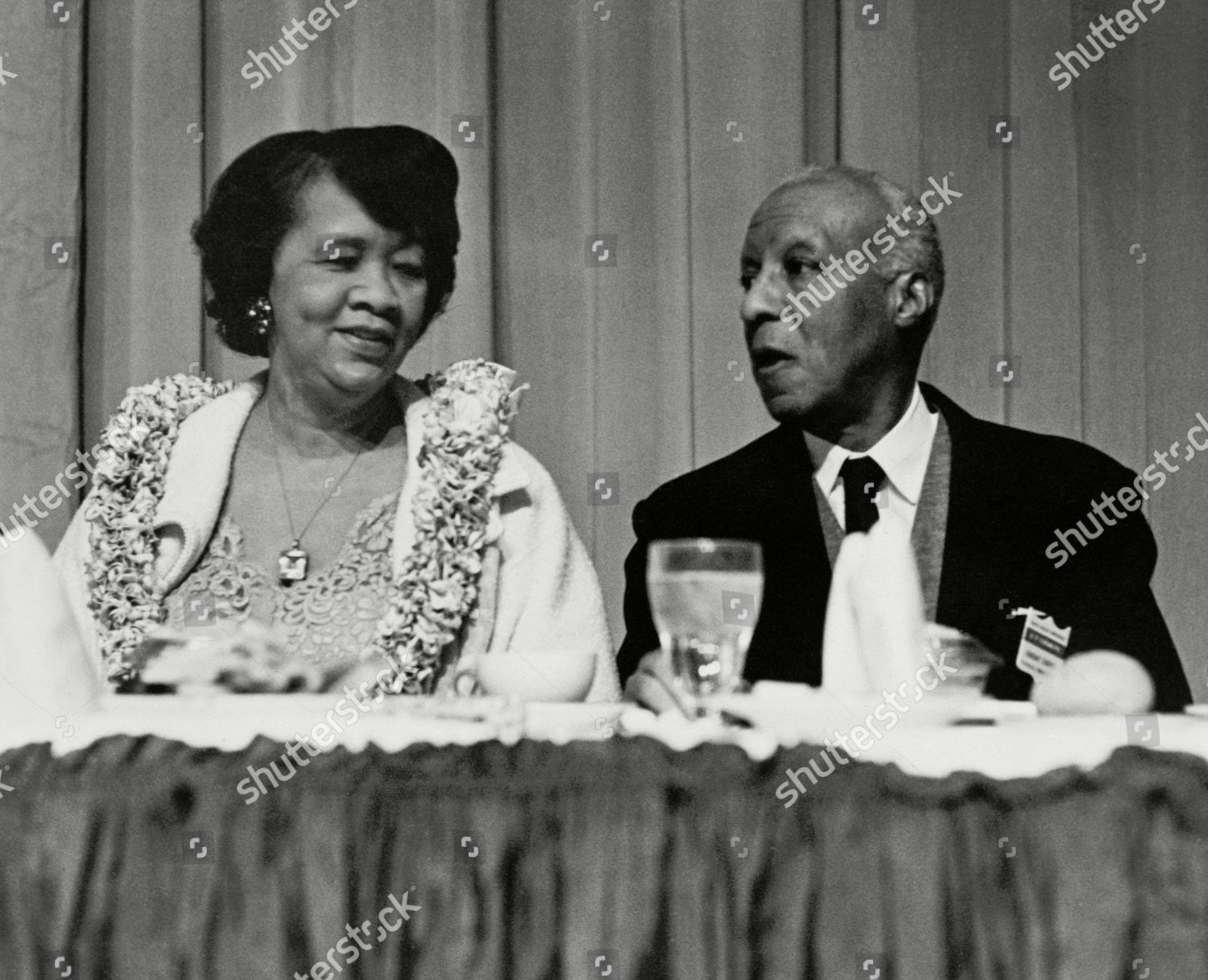 Dorothy Height Philip Randolph Early 1970s Editorial Stock Photo ...