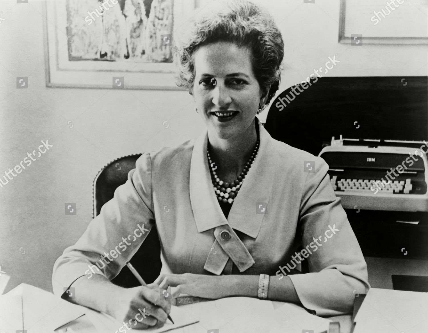 Letitia Baldrige First Lady Jacqueline Kennedys Editorial Stock Photo ...