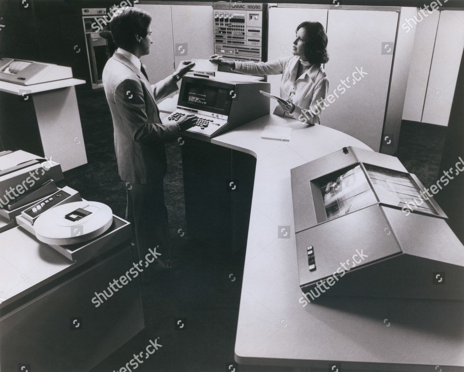 Mainframe Computer Sperry Univac 9080 Released Editorial Stock Photo ...