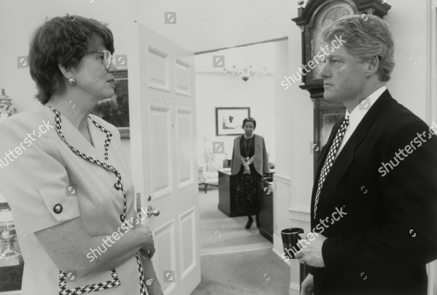 President Bill Clinton Attorney General Janet Editorial Stock Photo ...
