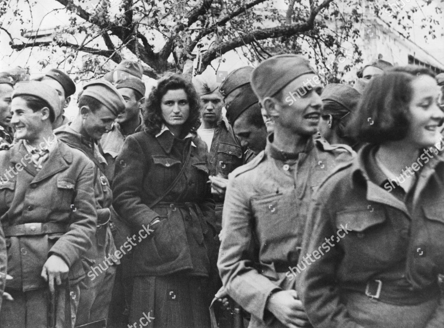 Group Yugoslav Partisans During World War Editorial Stock Photo - Stock ...