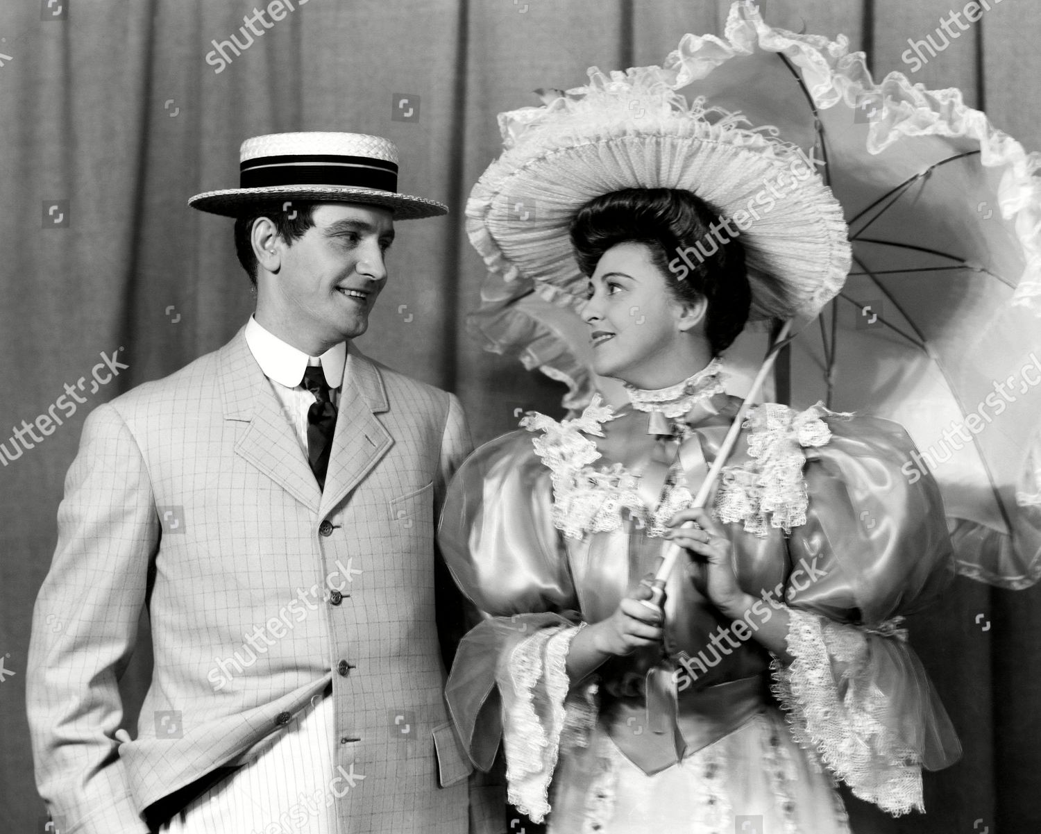 Fredric March Florence Eldridge Circa 1939 Editorial Stock Photo ...