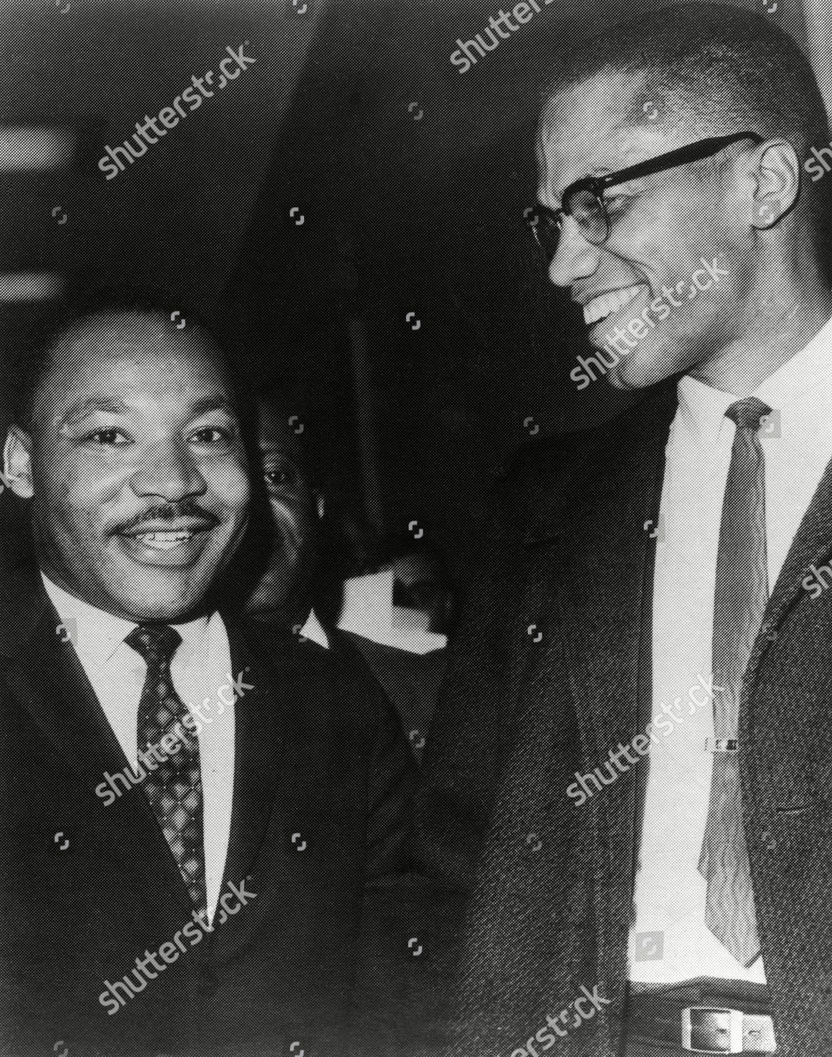 Martin Luther King Jr Malcolm X Editorial Stock Photo - Stock Image ...